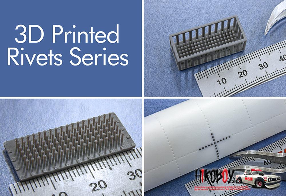 1:12 3D Printed Rivets Series for 158F1/512F1 | MFH P1188 | Model ...