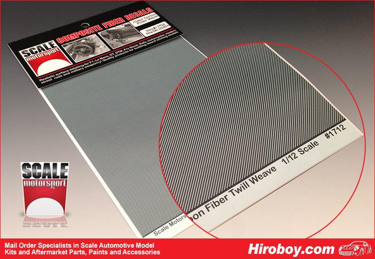 1:12 Clear Carbon Fiber Weave Decal #1712 | SKU1712 | Scale Motorsport