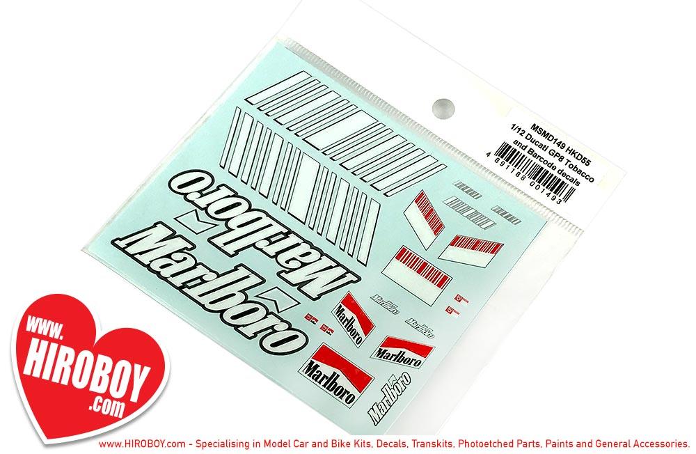 1:12 Ducati Desmosedici GP8 "Marlboro and Barcode" Decals | MSMD149 ...