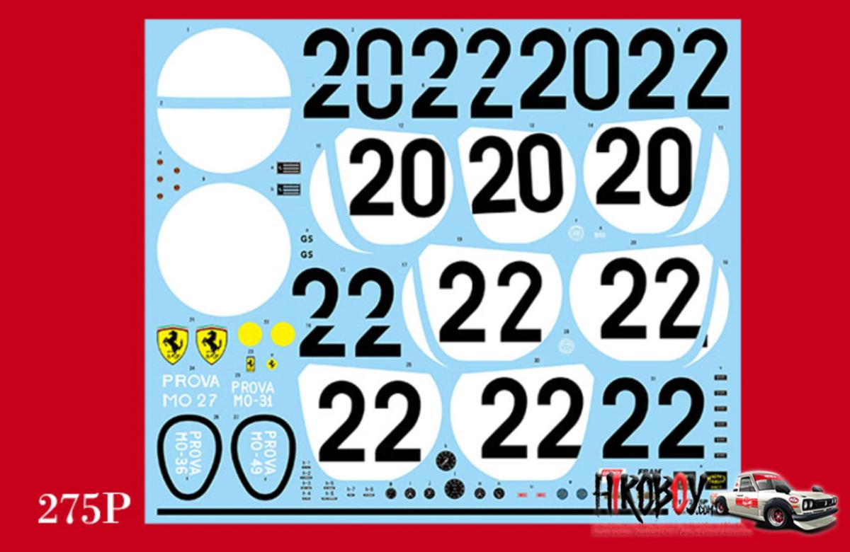 1:12 Ferrari 275P Full Detail Multi Media Kit | MFH K842 | Model ...