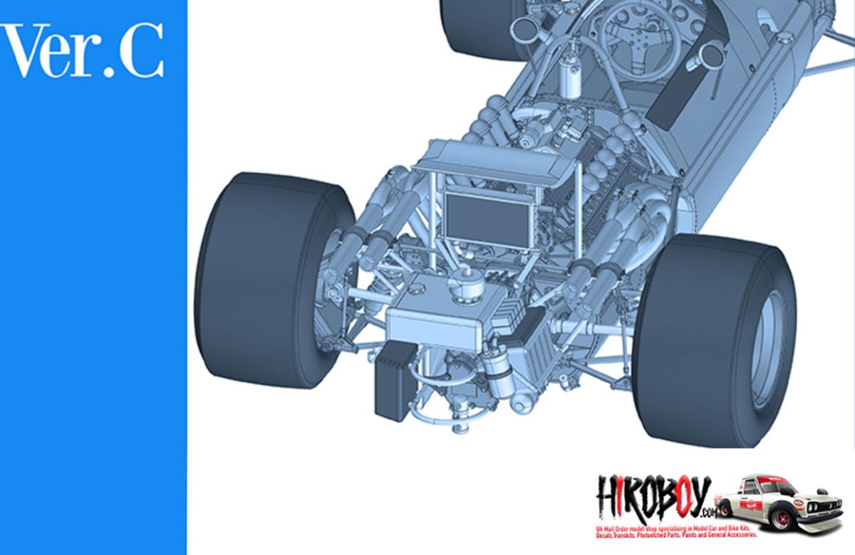 1:12 Matra MS11 Ver.C 1968 Rd.6 French GP | MFH K845 | Model Factory Hiro