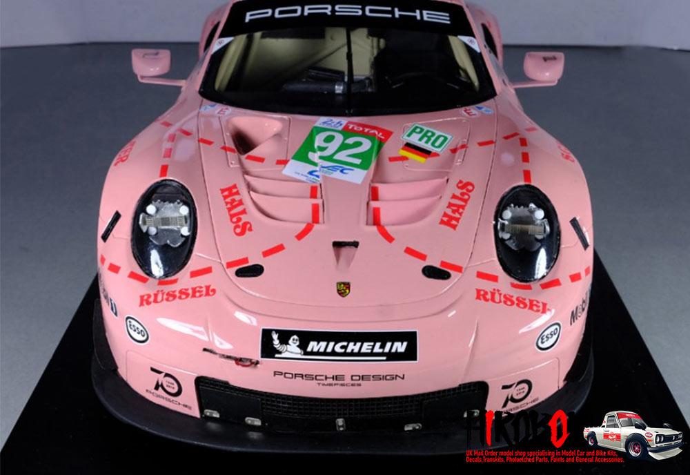 1:12 Porsche 911 RSR n°92 Le Mans 2018 (Pink Pig) Model Kit | P1208K ...