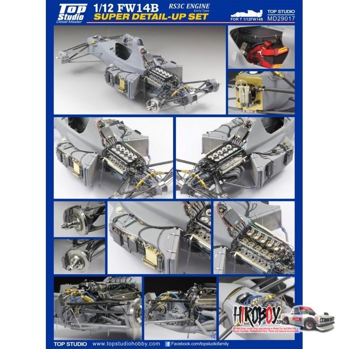 1:12 Williams FW14B Detail Master Super Detail up Set - Engine RS3C ...