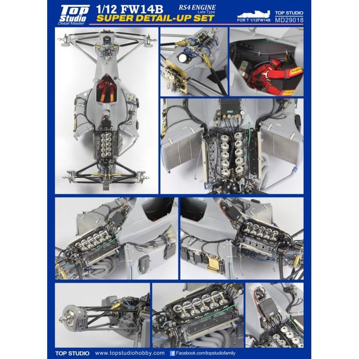 1:12 Williams FW14B Detail Master Super Detail up Set - Engine RS4 ...