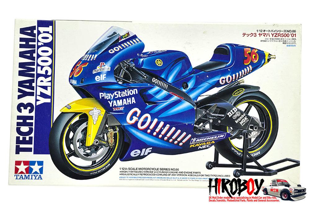 1:12 Yamaha Tech 3 YZR500 '01 14086 | TAM14086 | Tamiya