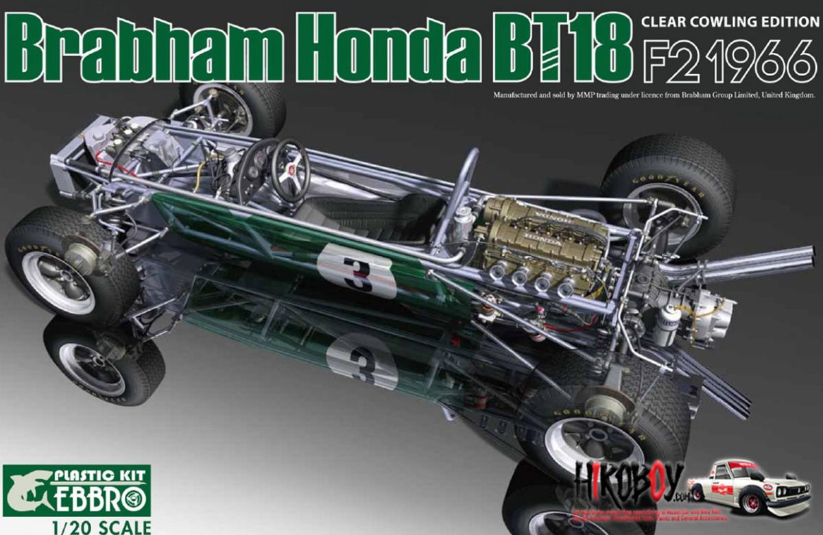 1:20 Brabham Honda BT18 Clear Cowl by Ebbro | EMSF-25 | Ebbro