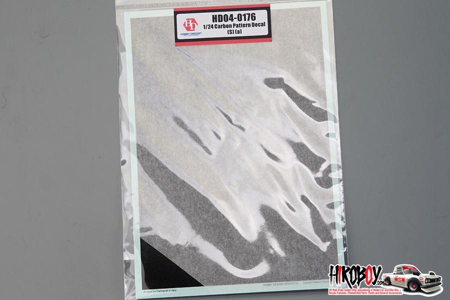 1:24 Carbon Decals Small (A) Printed by Catograf | HD04-0176 | Hobby Design