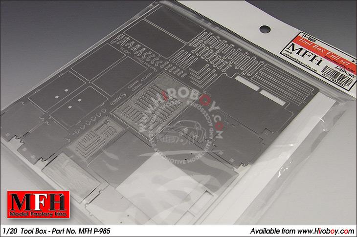 1:20 F1 Pit Scene "Tool Box Full Set" - P985 | MFH P985 | Model Factory ...