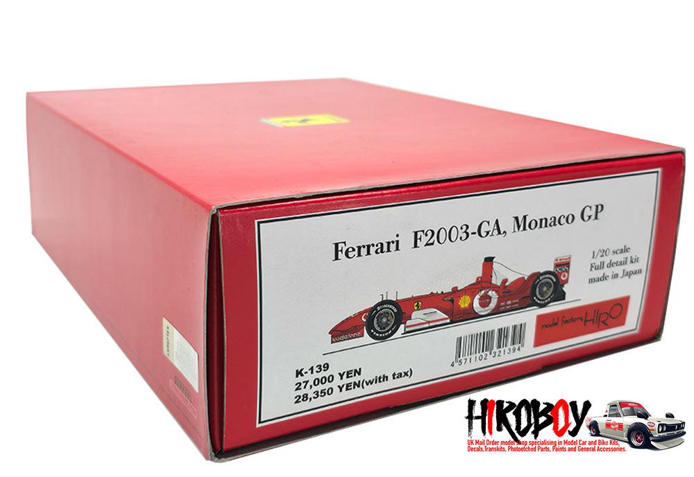 1:20 Ferrari F2003-GA | K139 | Model Factory Hiro