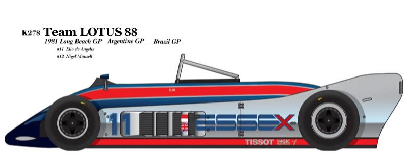 1:20 Lotus 88 Full detail Multi-Media Model Kit | MFH K278 | Model ...