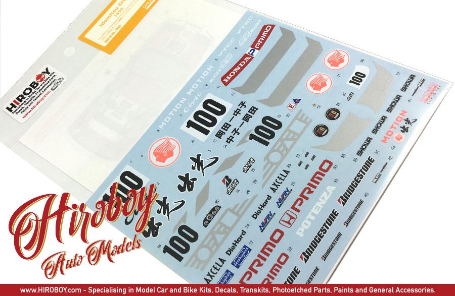 1:24 Honda Idemitsu Motion Mugen Civic 1992 (Hasegawa) | SHK-D164 ...