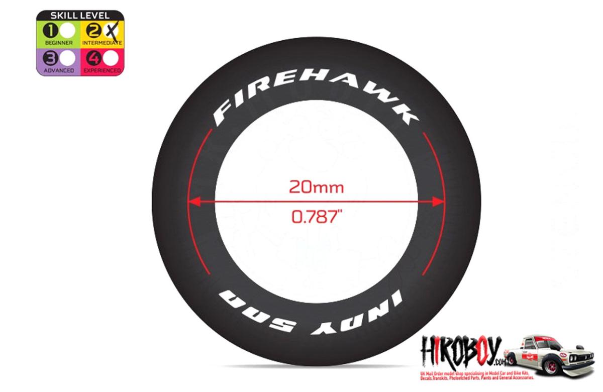 1:24 15" Firestone Tyre Paint Template 6 - MM90624 | MM90624 | Mr Model