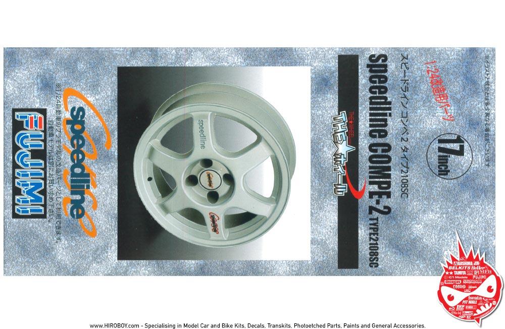 1:24 17" Speedline Compe-2 Type 2108 SC Wheels and Tyres | FUJ-193373 ...