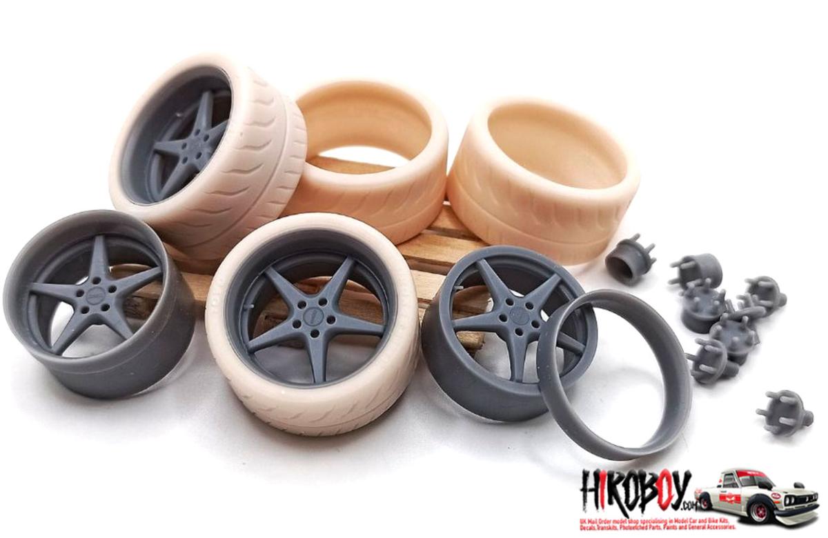 1:24 18" Ocean MK18 Wheels & Tyres | YMPRIM18 | yamamotomodel
