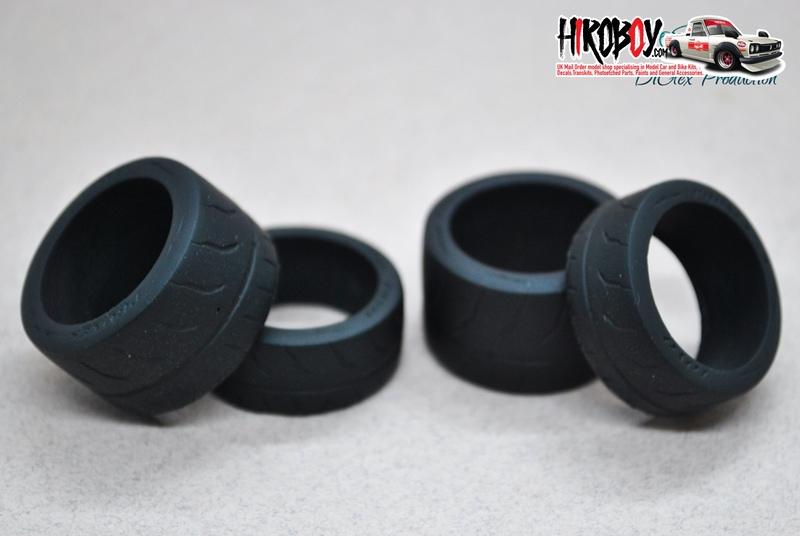 1:24 18" Toyo Proxes R888 Tyres x 4 | DP-T24001 | Diolex Production