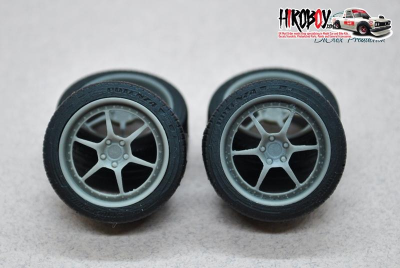 1:24 18" Wheels HRE 446r with Tyres | DP-W24027 | Diolex Production