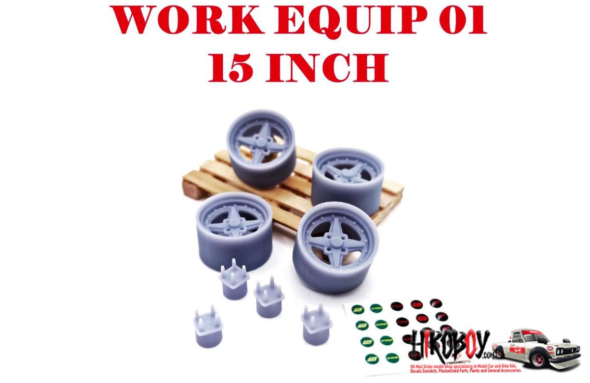 1:24 15" Work Equip 01 Wheels | YMPRIM8 | yamamotomodel