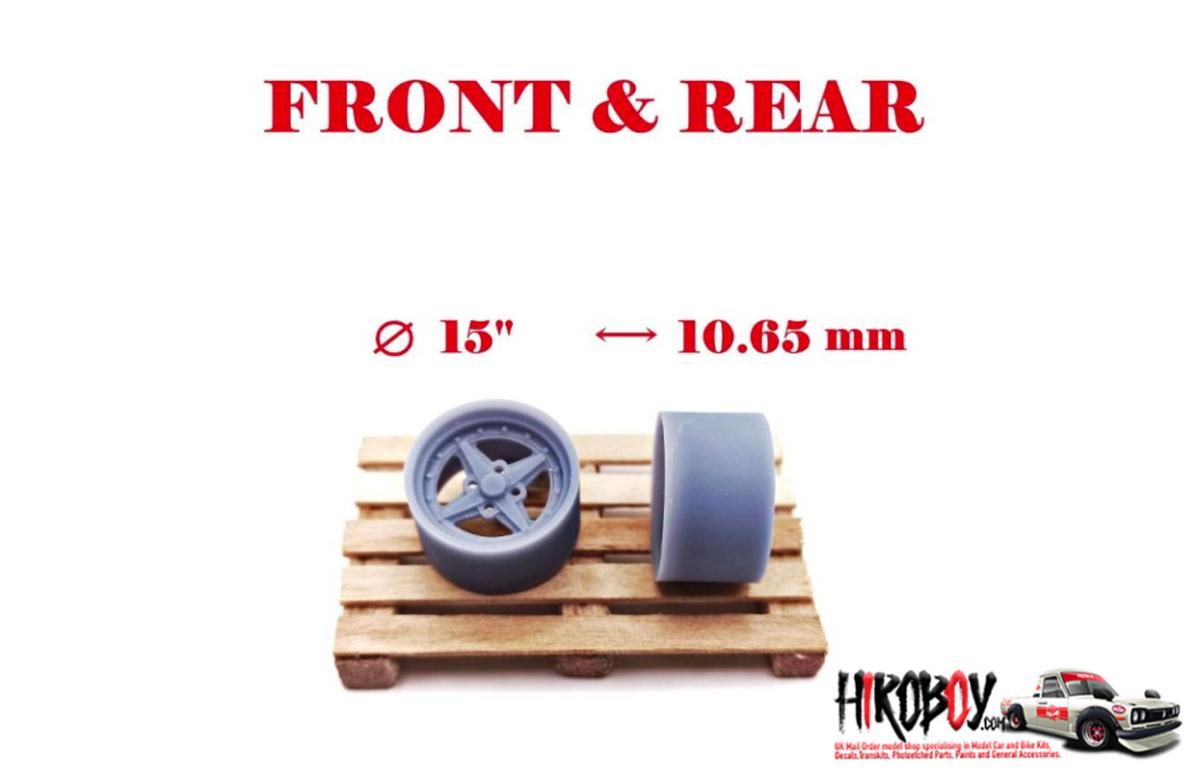 1:24 15" Work Equip 01 Wheels | YMPRIM8 | yamamotomodel