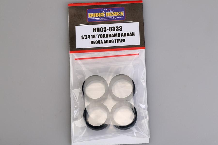 1:24 18' Yokohama Advan Neova AD08 Tyres | HD03-0333 | Hobby Design