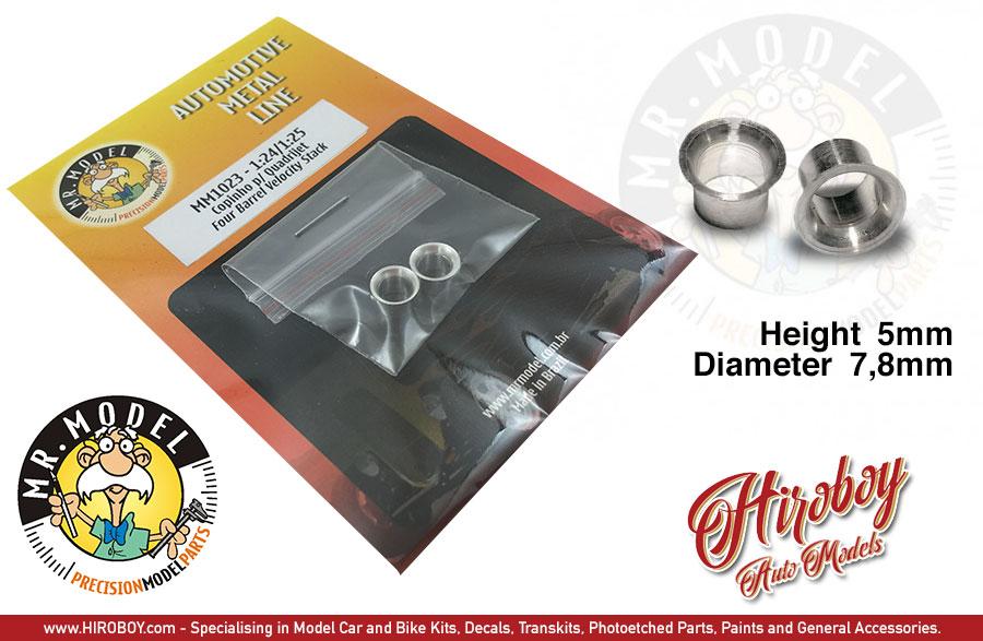 1:24 Four Barrel Velocity Stack | MM1023 | Mr Model