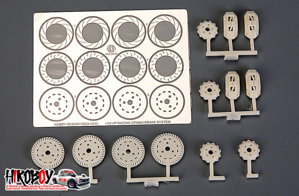 1:24 AP Racing CP9660 Brake System (Resin+PE+Decals) | HD03-0542 ...