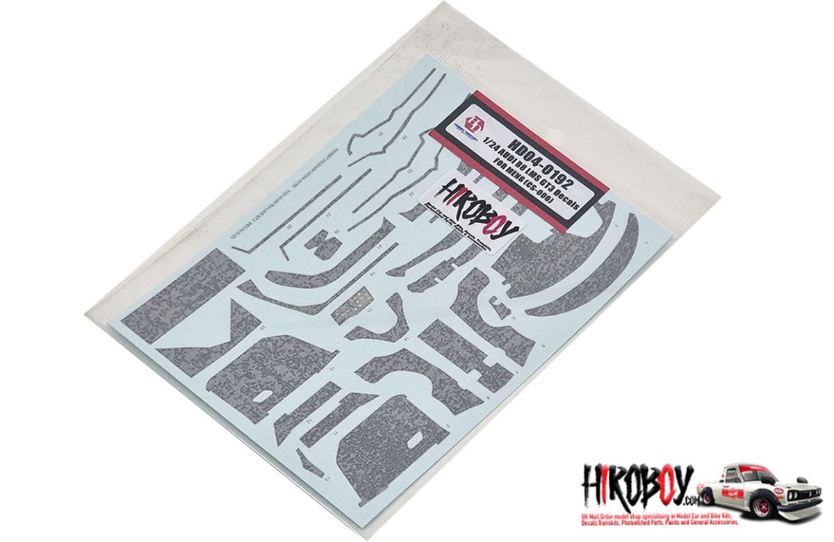 1:24 Audi R8 LMS GT3 Decals For (CS-006) MENG | HD04-0192 | Hobby Design