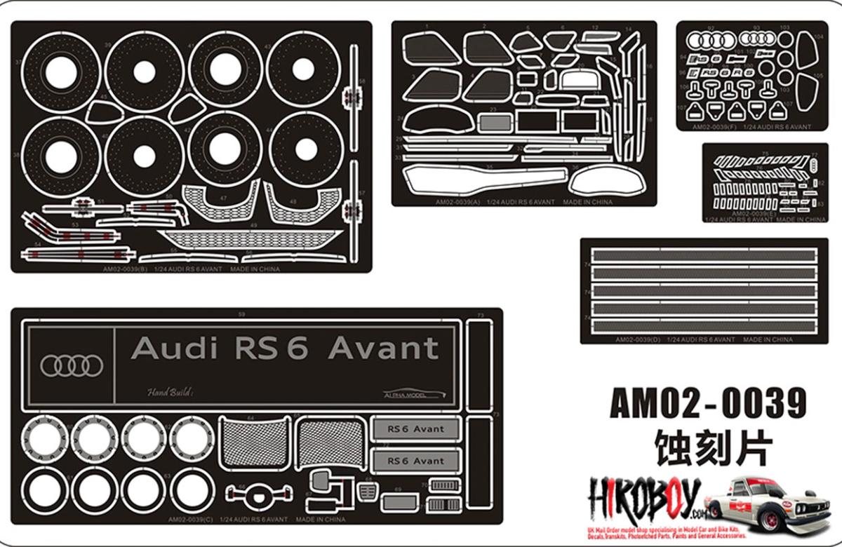 1:24 Audi RS6 Avant - Full Resin Model Kit | AM02-0039 | Alpha Models
