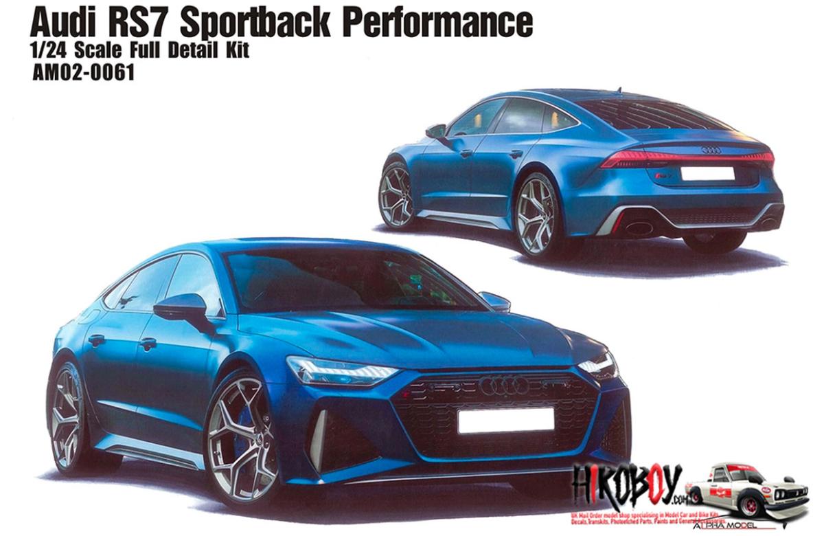 1:24 Audi RS7 Sportback - Full Resin Model Kit | AM02-0061 | Alpha Models