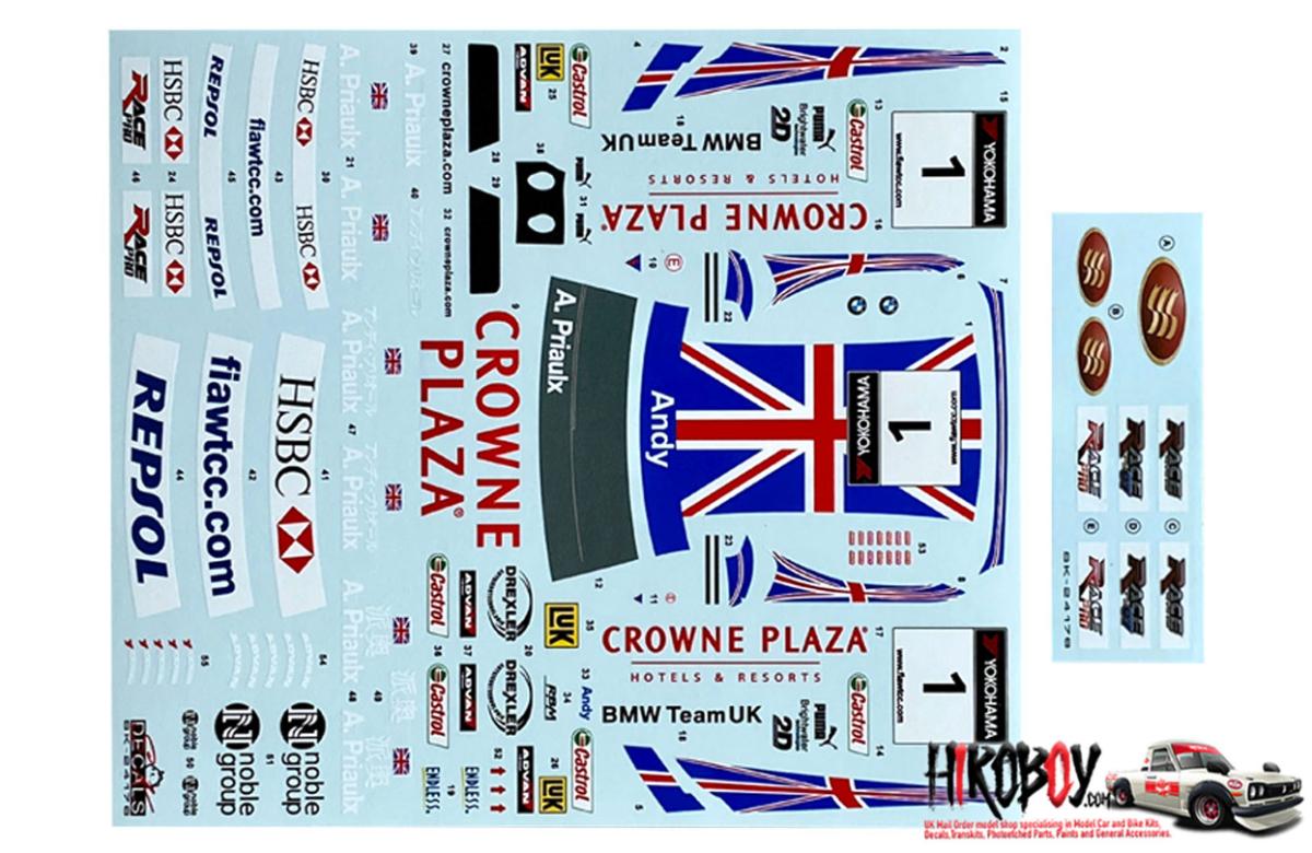 1:24 BMW 320si E90 WTCC 2008 BMW Team UK | SK24176 | S.K. Decals