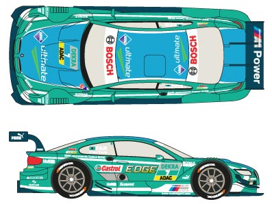 1:24 BMW M3 DTM #7 2013 Driver Augusto Farfus Decals (Revell) | RDT24 ...