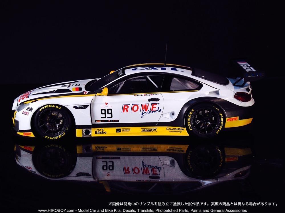 1:24 BMW M6 GT3 ROWE Racing Team Model Kit by Platz | PLZPN24001 | NUNU