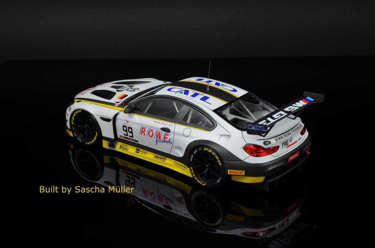 1:24 BMW M6 GT3 ROWE Racing Team Model Kit by Platz | PLZPN24001 | NUNU