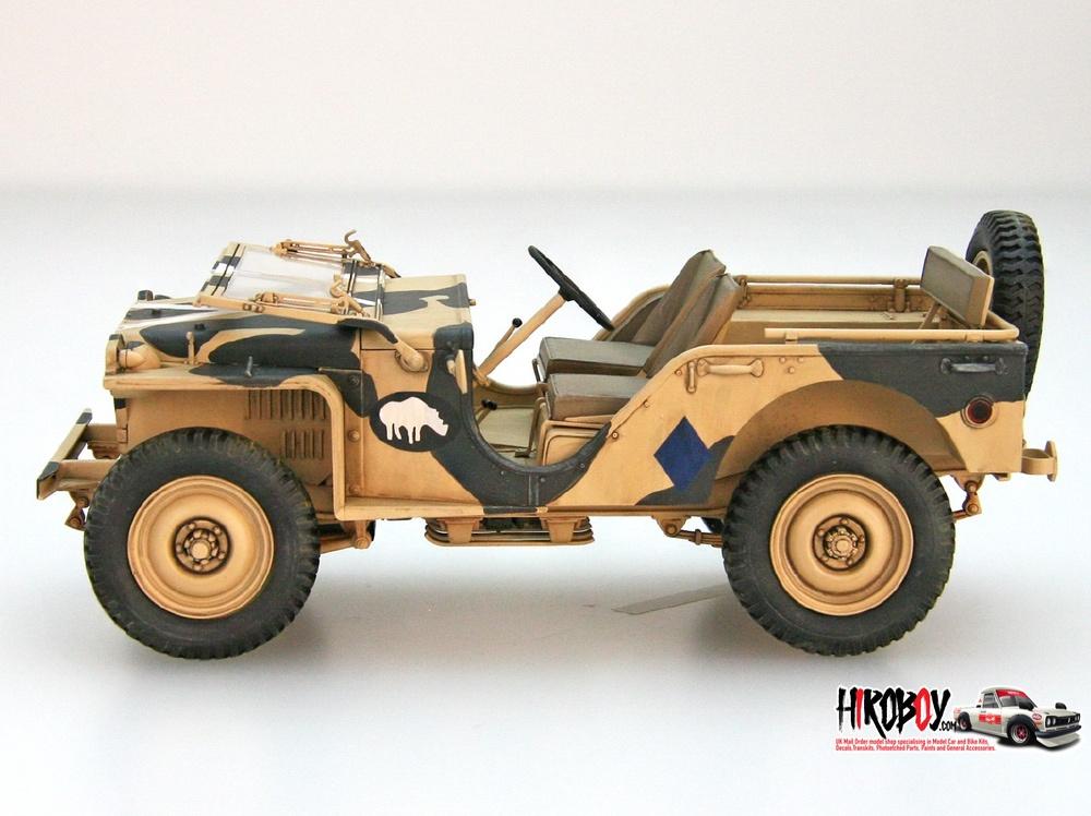1:24 WWII Bantam BRC-40 Jeep British Troop by Ebbro | E25018 | Ebbro