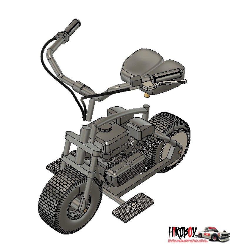 1:24 Beetle Scooters (Resin Kit) | C1-FK001 | C1 Models