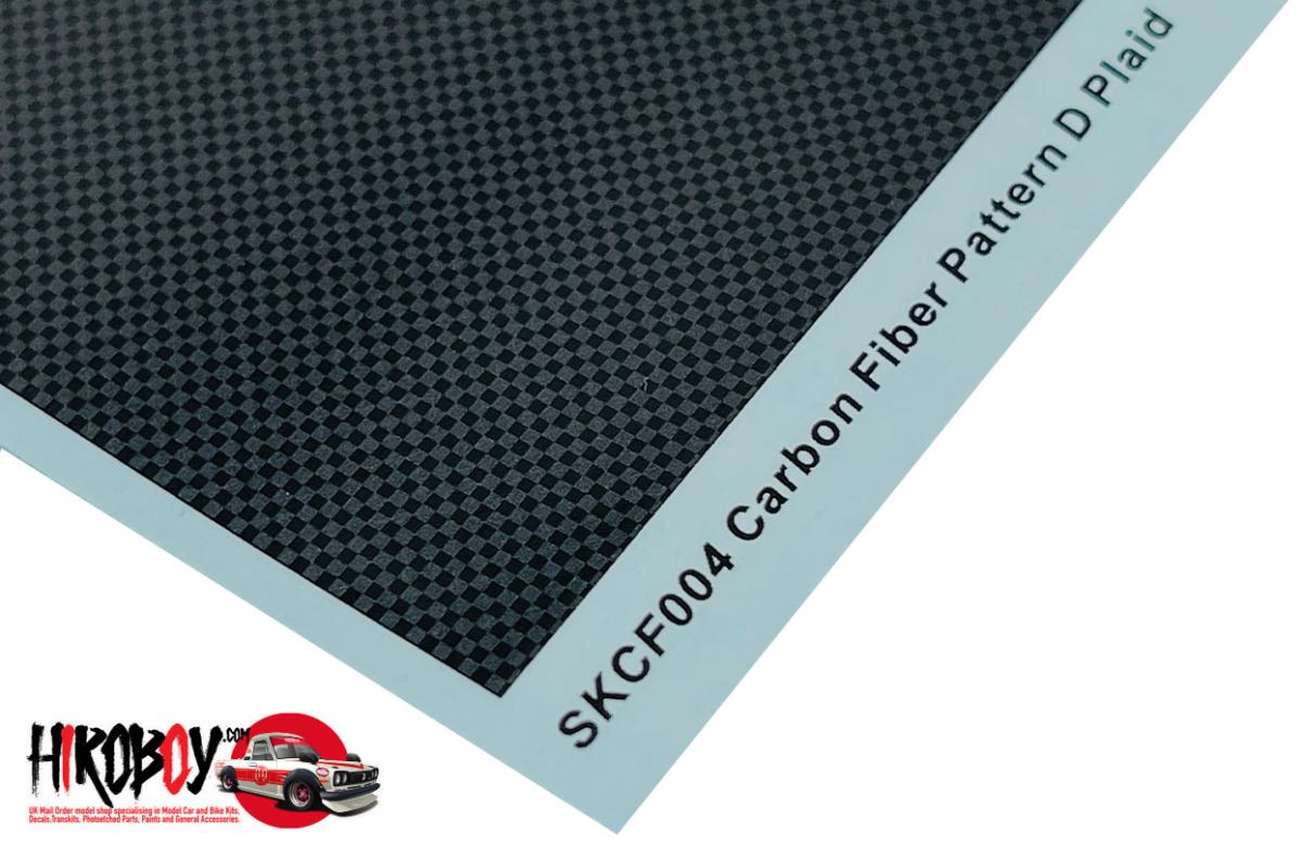 1:24 Carbon Fiber Decal Pattern D Plain | SK-CF004 | S.K. Decals