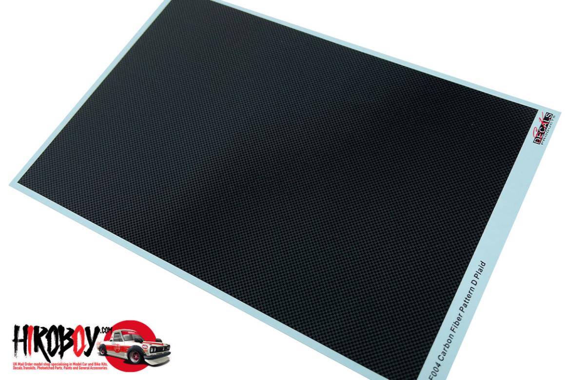 1:24 Carbon Fiber Decal Pattern D Plain | SK-CF004 | S.K. Decals