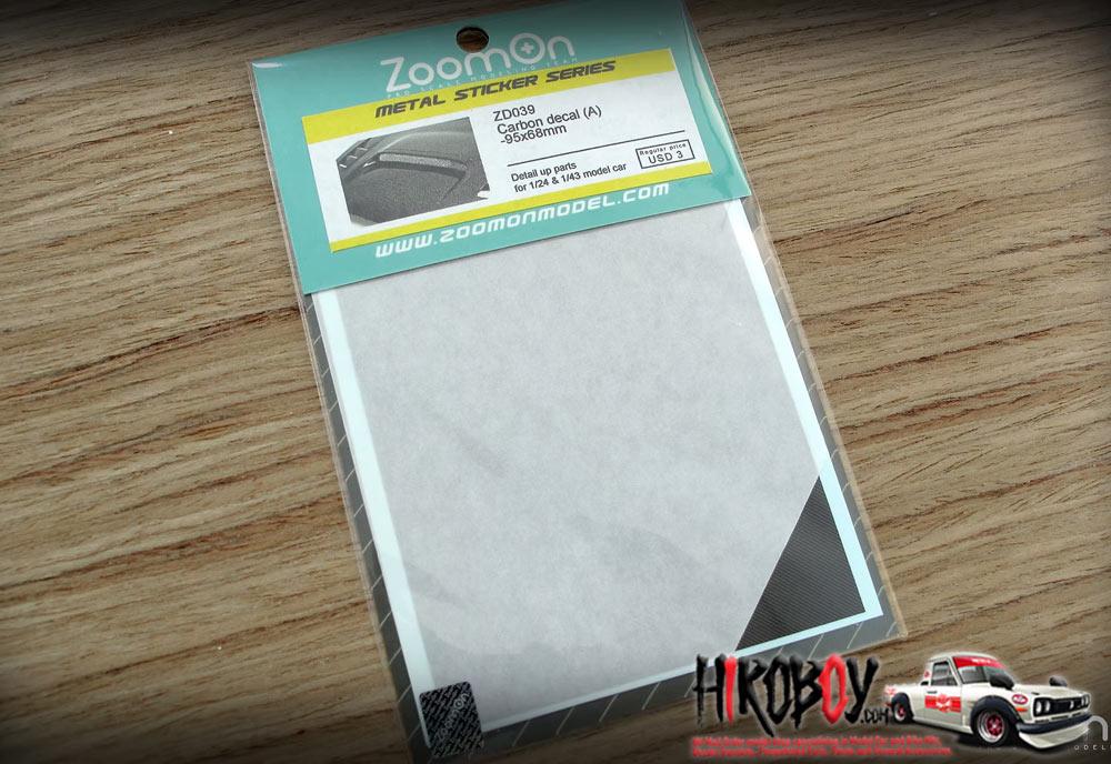 1:24 Carbon Fiber Decal - Twill Weave | ZD039 | ZoomOn