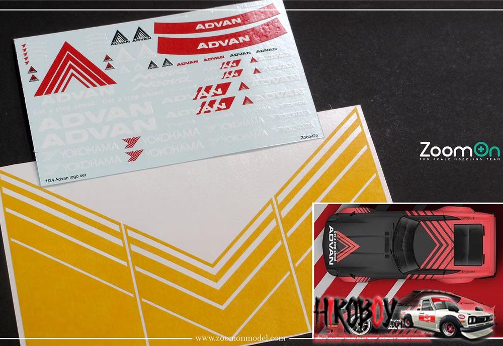 1:24 Advan logo Set | ZD148 | ZoomOn