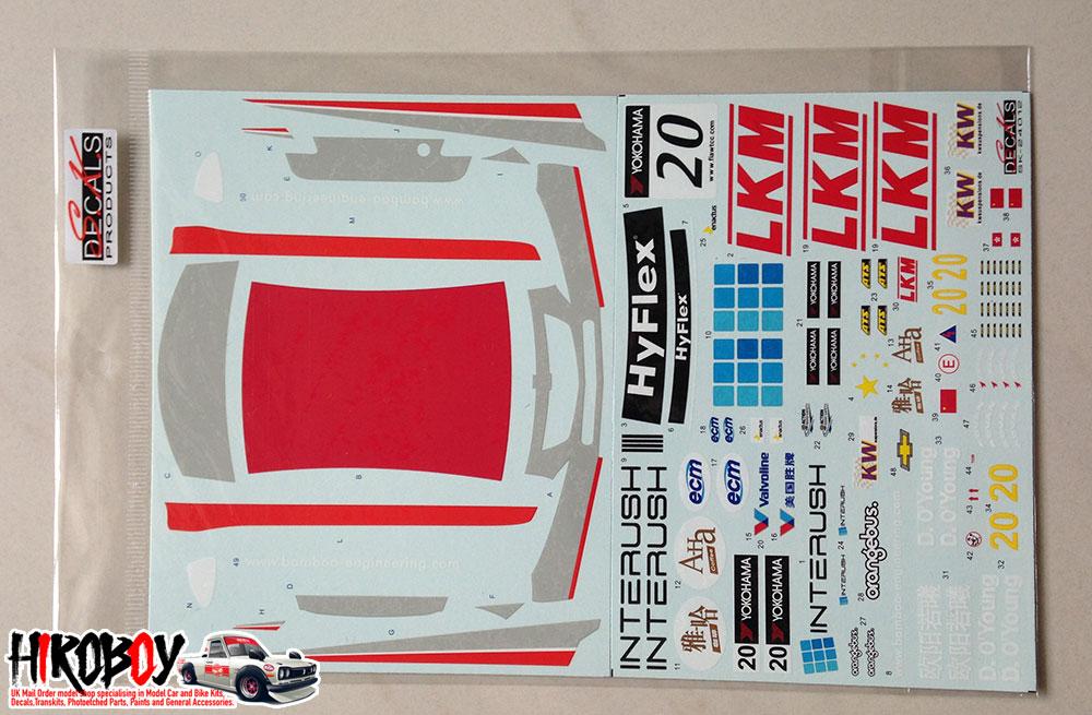 1:24 Chevrolet Cruze WTCC 12 Macau GP #20 Decals for (Beemax) | SK ...