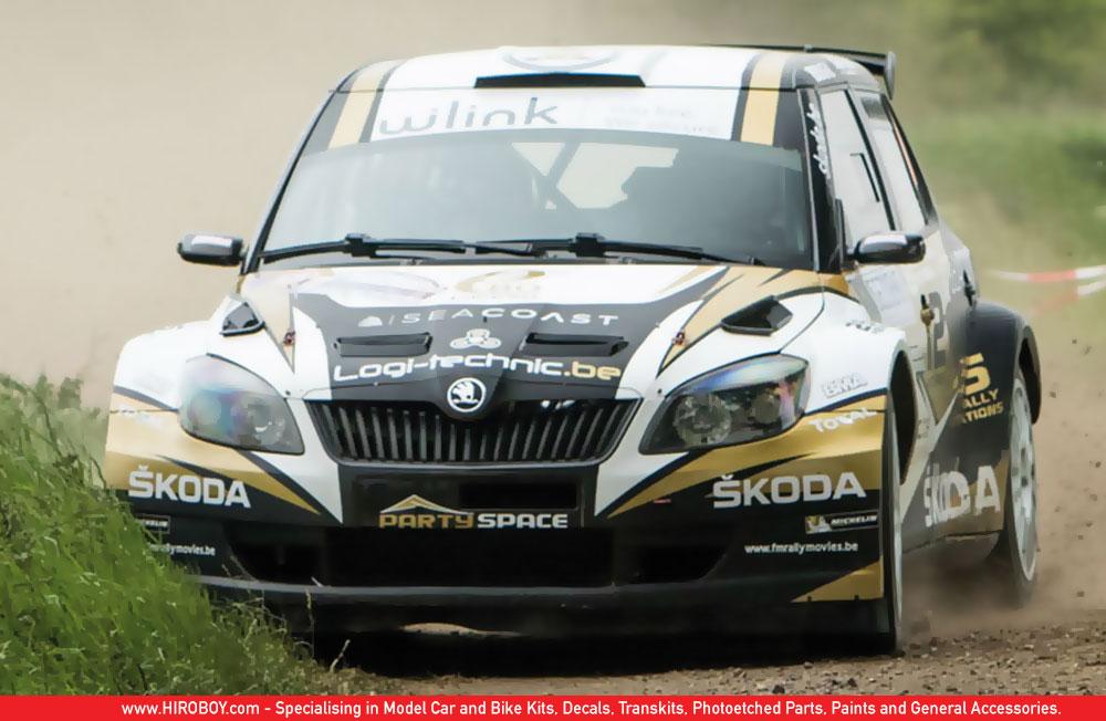 1:24 Skoda Fabia S2000 #1 Sezoens Rally 2015 Decals (Belkits) | RD24 ...