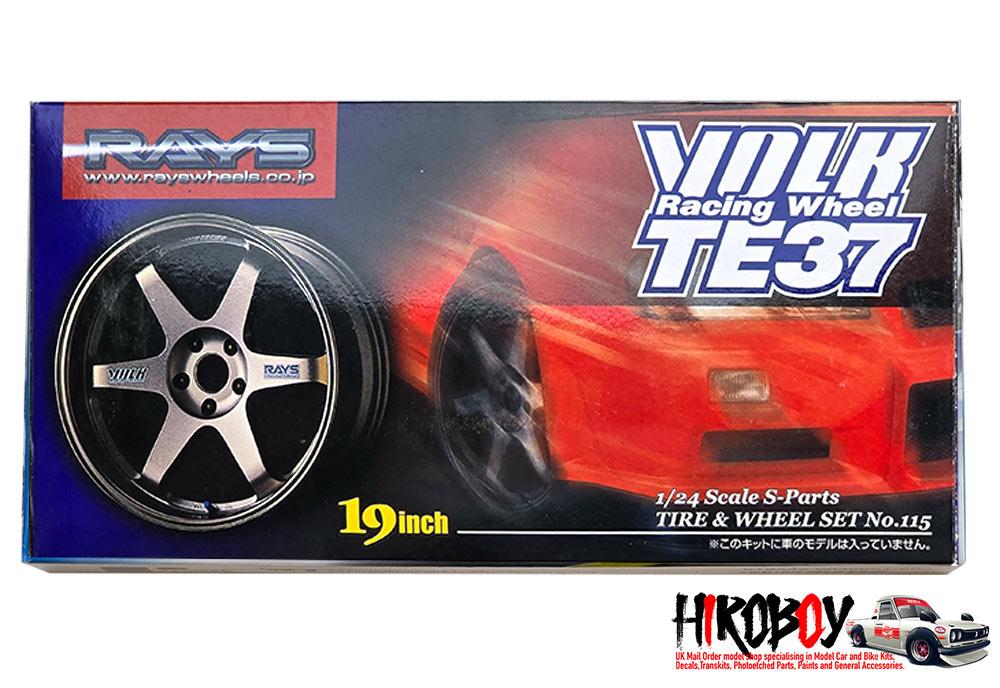 1:24 Rays Volk Racing TE37 19" Wheels, Decals and Tyres #115 | AOS ...