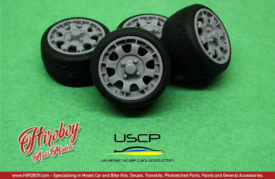 1:24 Enkei Compe Rally 15" Wheels with Stance Tyres | USCP-W16029 ...