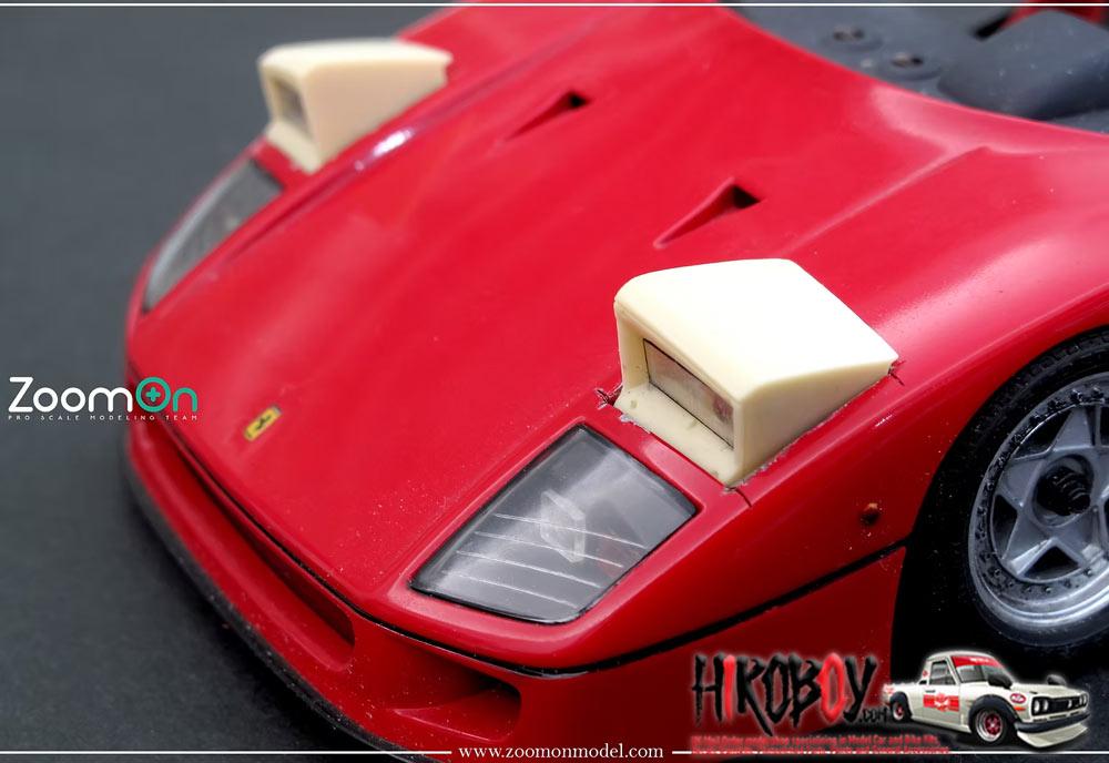 1:24 F40 popup headlight set for Tamiya | Z199 | ZoomOn