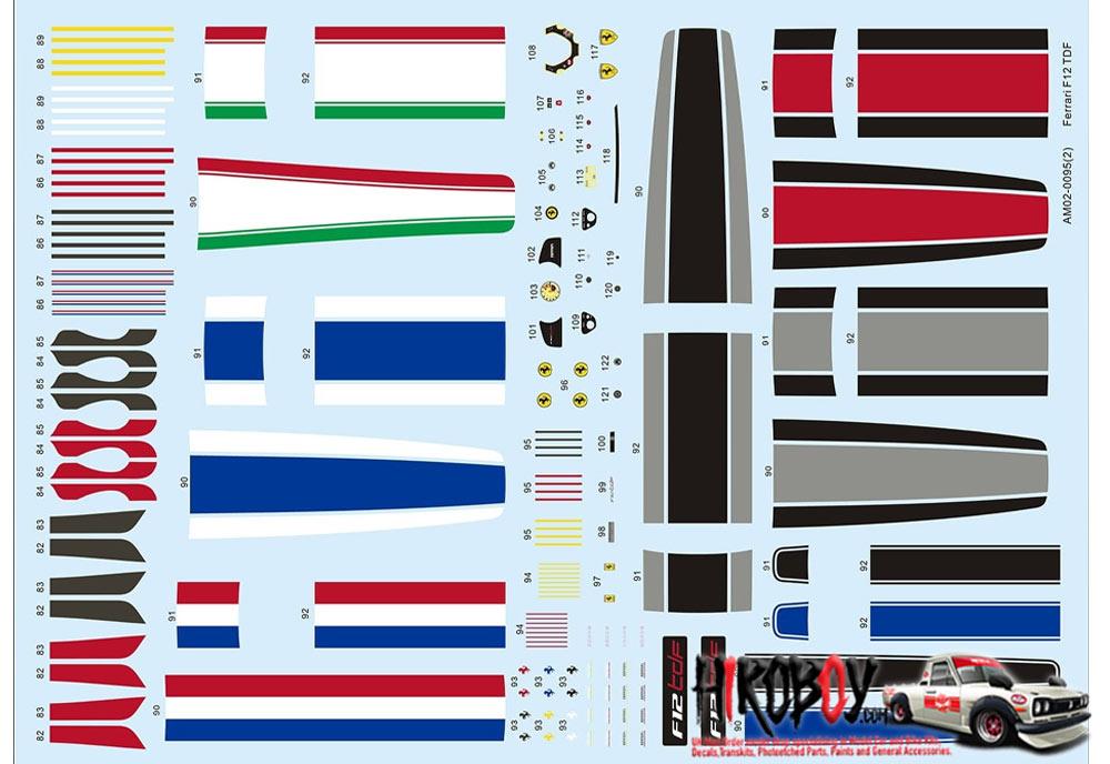 1:24 Ferrari F12 TDF - Full Resin Model Kit | AM02-0095 | Alpha Models