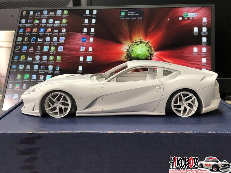 1:24 Ferrari 812 Superfast - Full Resin Model kit | AM02-0008 | Alpha ...