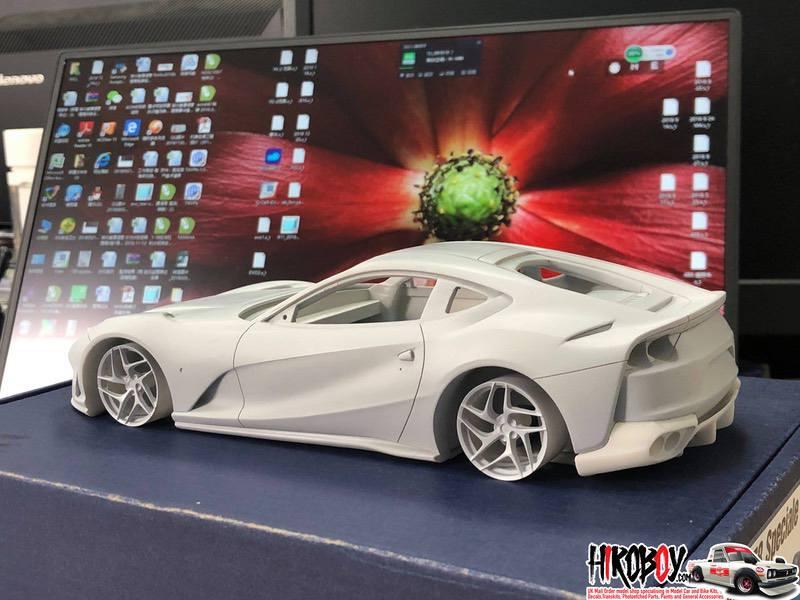 1:24 Ferrari 812 Superfast - Full Resin Model kit | AM02-0008 | Alpha ...