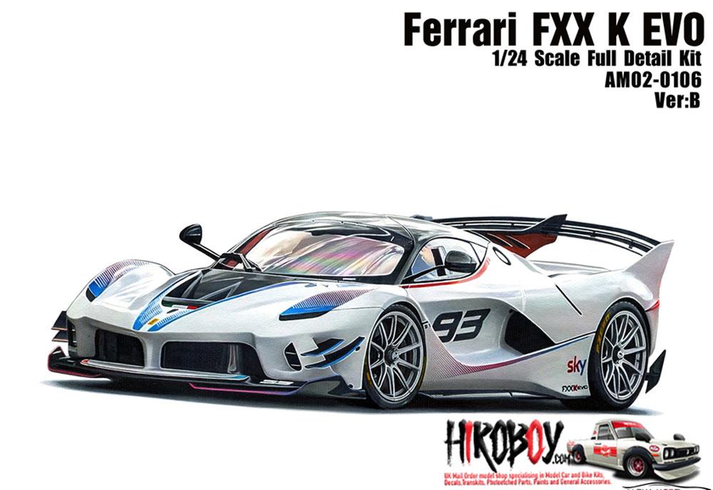 1:24 Ferrari FXX K EVO Ver B - Full Resin Model Kit | AM02-0106 | Alpha ...