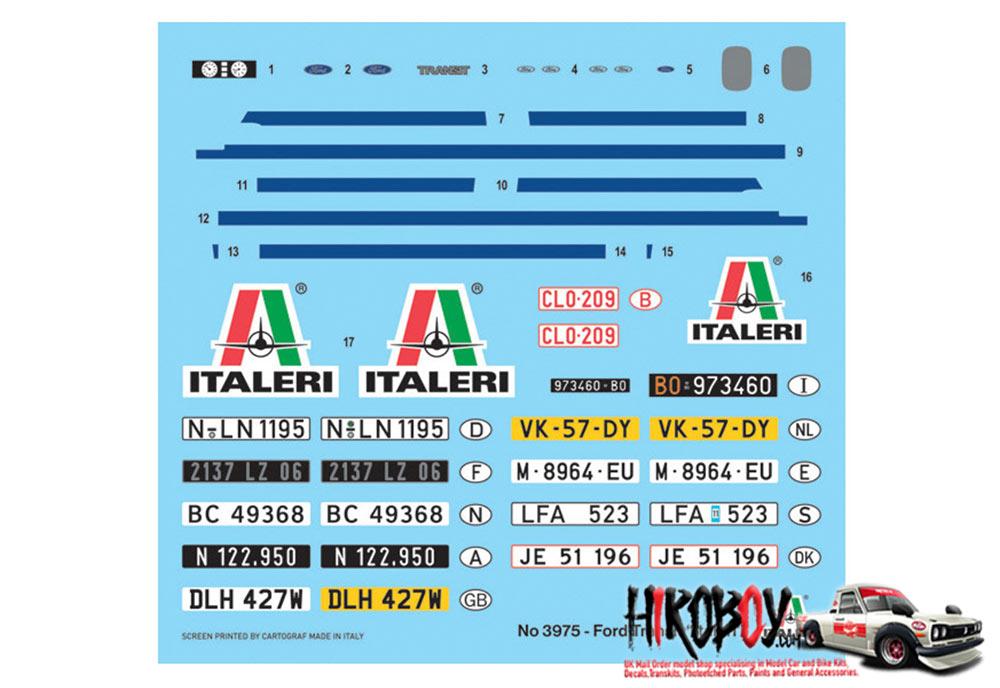 1:24 Ford Transit "Italeri" Van | IT-3975 | Italeri