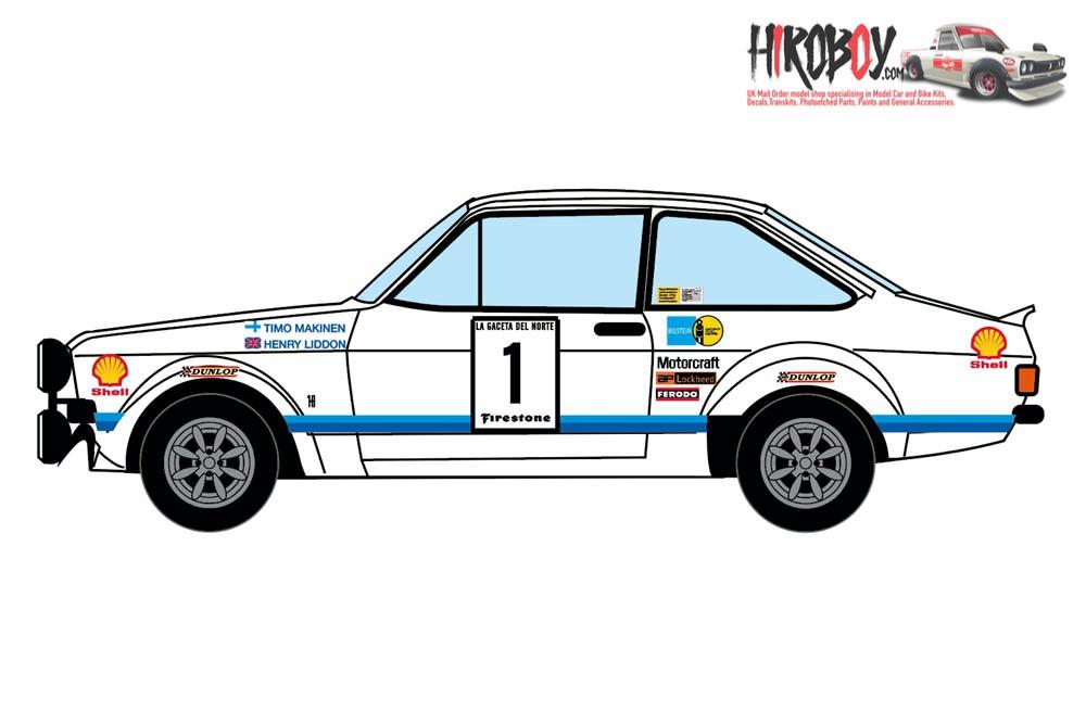 1:24 Ford Escort Mk. II - Rallye Firestone 1976 Decals | DCL-DEC031 ...
