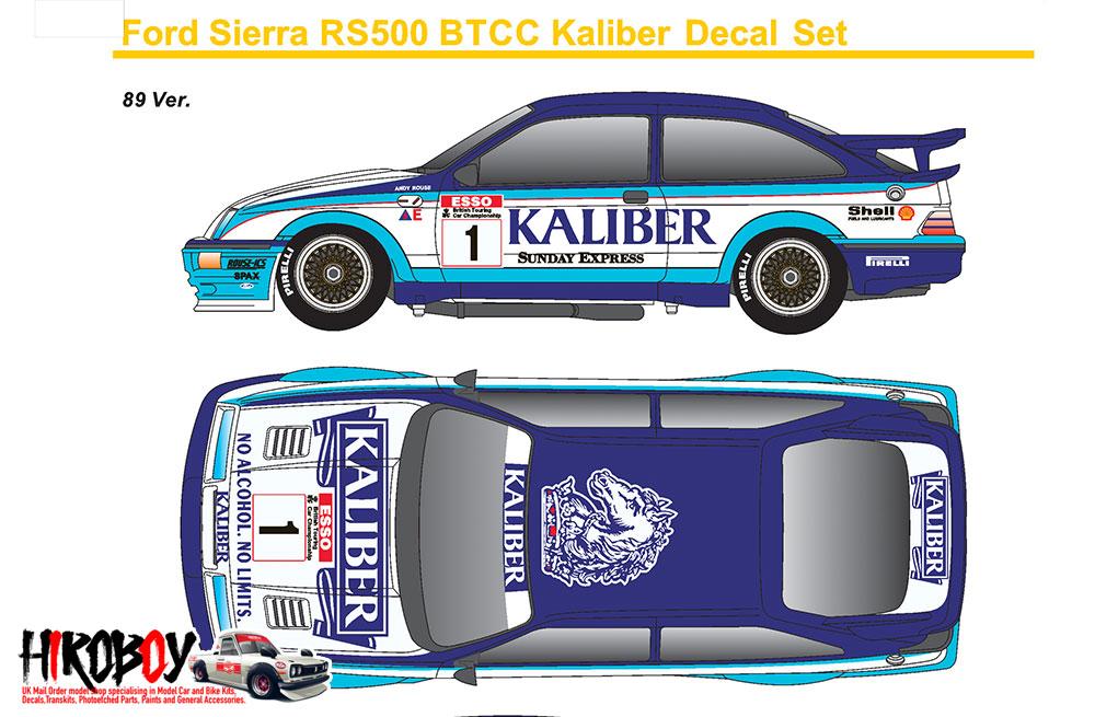 1:24 Ford Sierra RS500 Kaliber #22 #1 Decal (Tamiya) c/w Resin Dash | SK-24060 | S.K. Decals